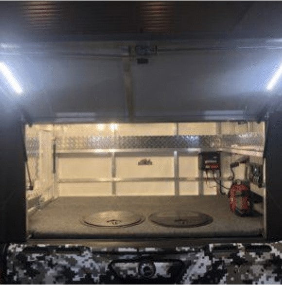 ADD ON - Two LED Light Strips In Rear Door With Switch Box – Back ...